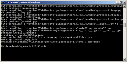 Irlib Tutorial Part 3c Python Pyserial And Pygame Installation On Windows Cys Tech Talk